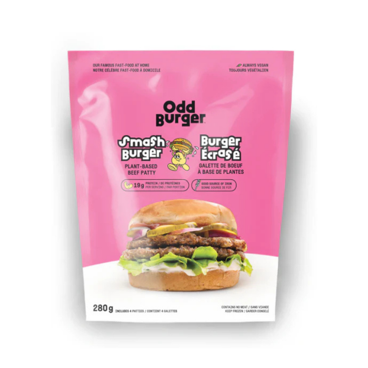 Wholesale - Odd Burger Retail Smash Burger (6 x 280g) – Vegan Supply Wholesale