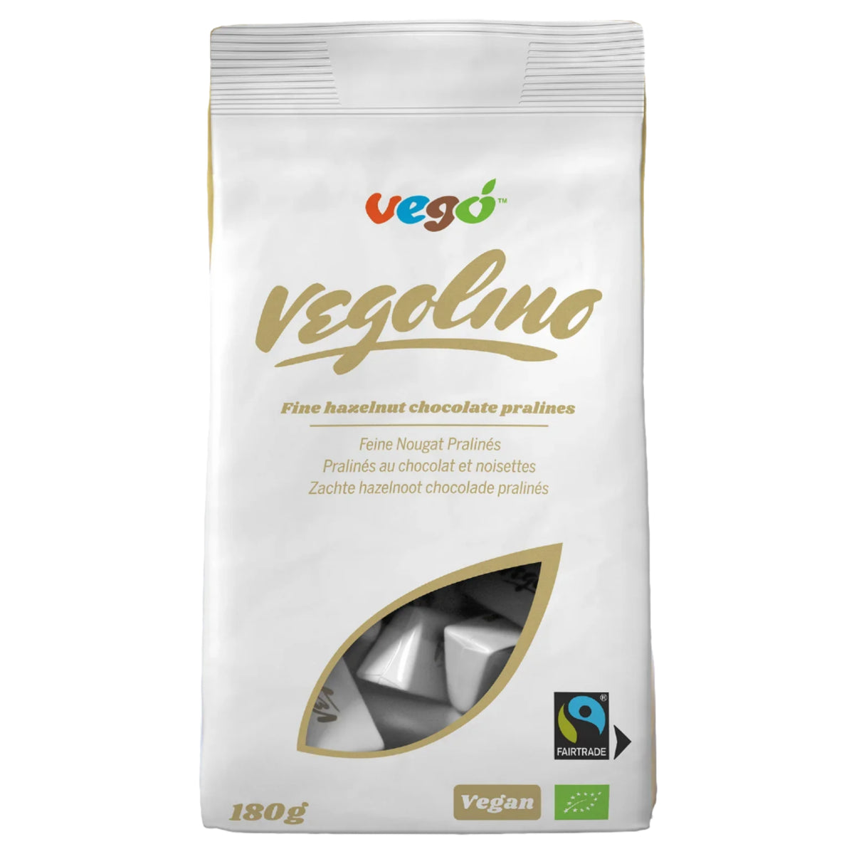 Wholesale - Vego Vegolino Pralines (8 x 180g) – Vegan Supply Wholesale