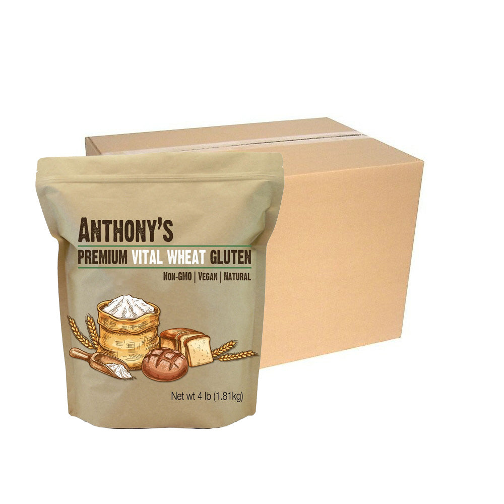 Wholesale - Anthony's Goods Vital Wheat Gluten (5 x 1.81kg) – Vegan ...